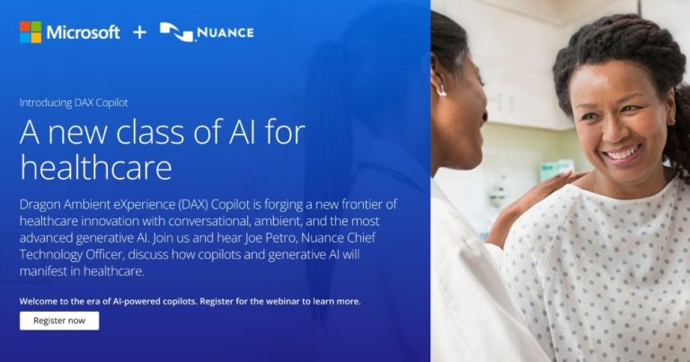 Nuance announces the general availability of its AI copilot for ...