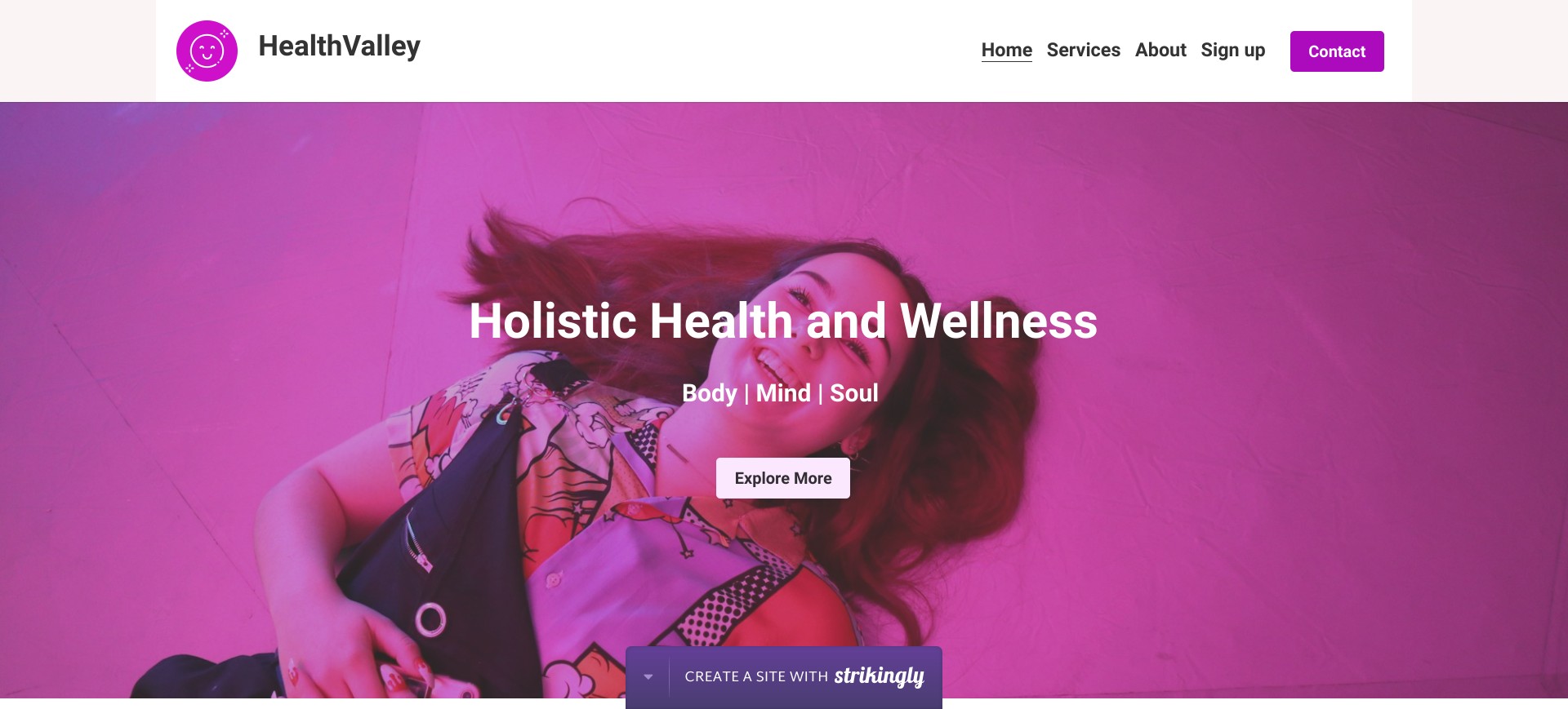 HealthValley - Profile