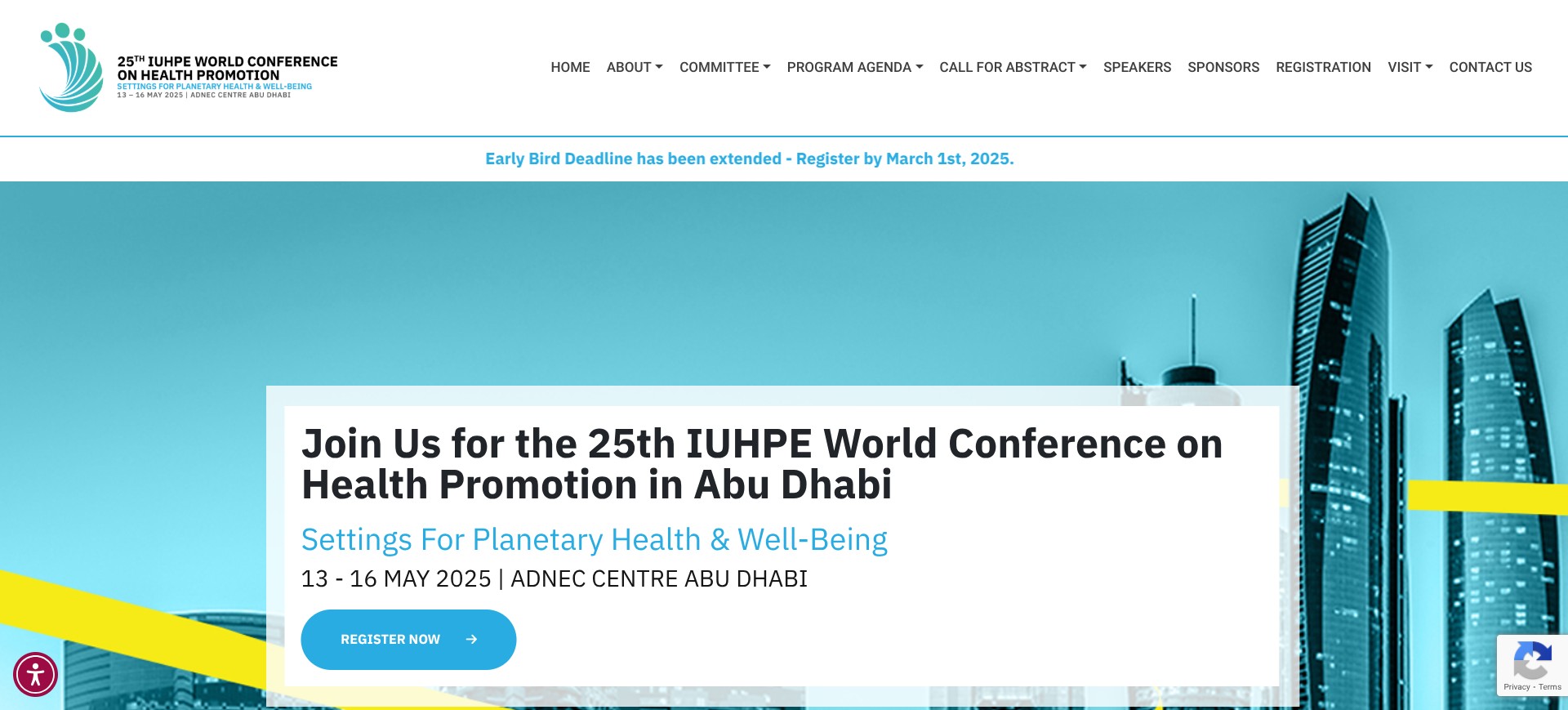 IUHPE World Conference on Health Promotion - Profile