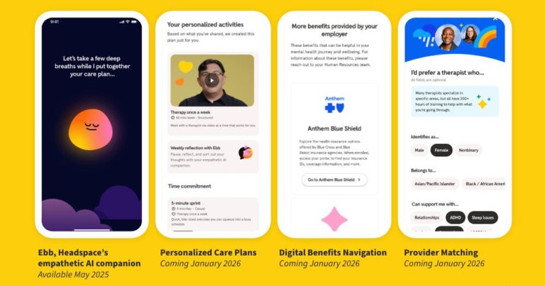 Mental health service provider Headspace unveils AI-powered stratified ...