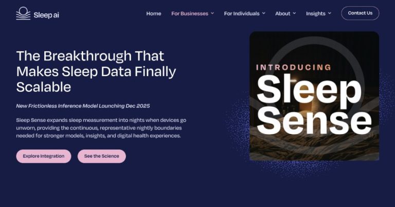 Sleep.ai's Sleep Sense turns any smartphone into a sleep tracker - DH Arab